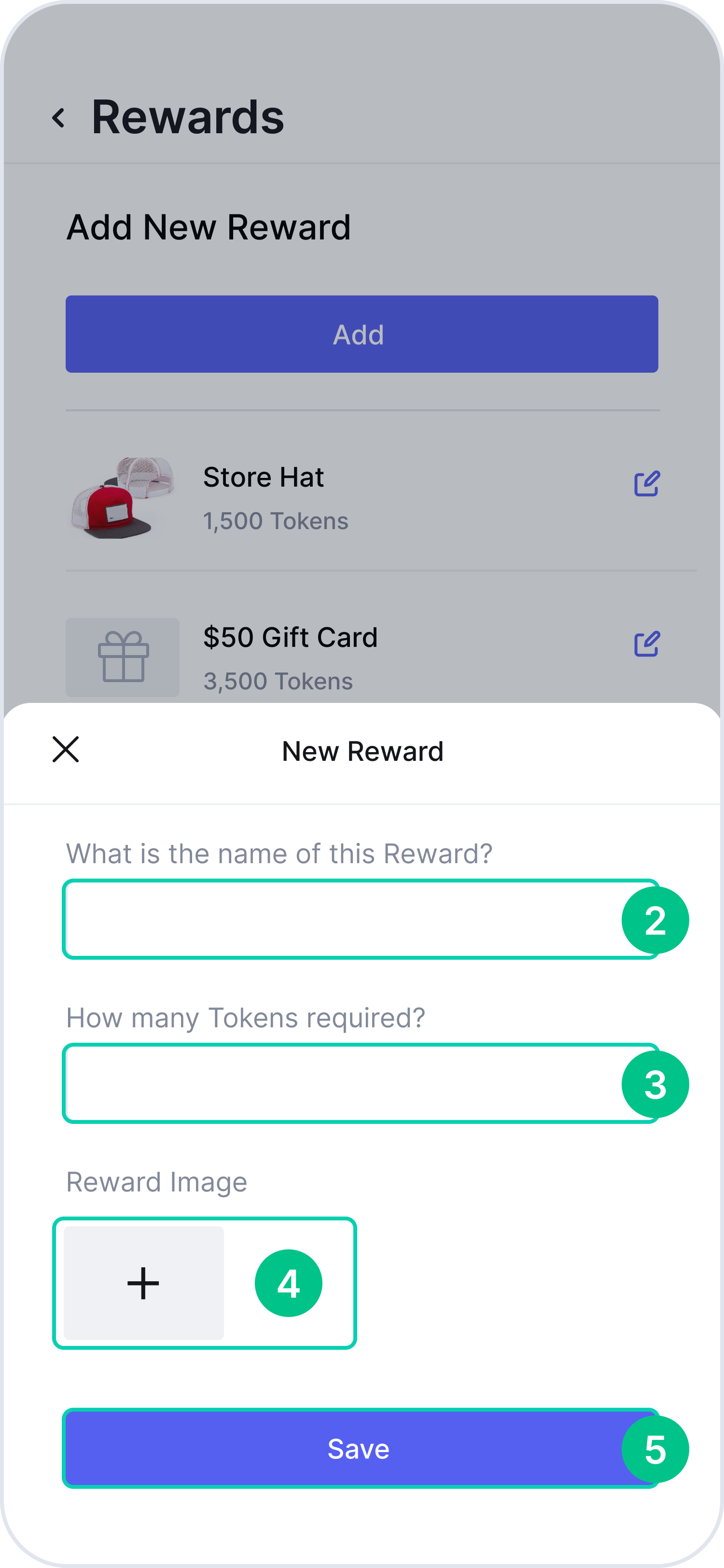 Edit Reward Types – VSBL
