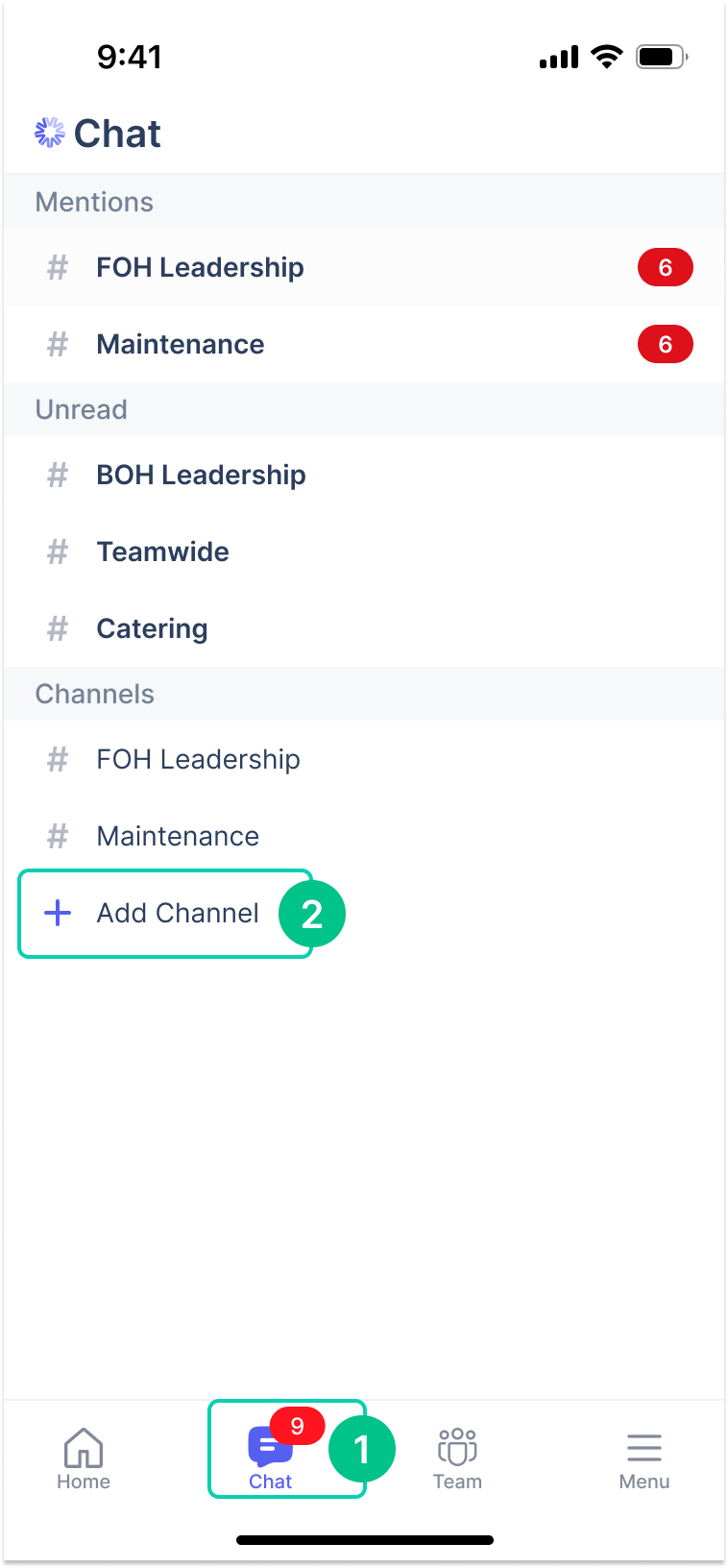 Create & Edit Chat Channels – VSBL