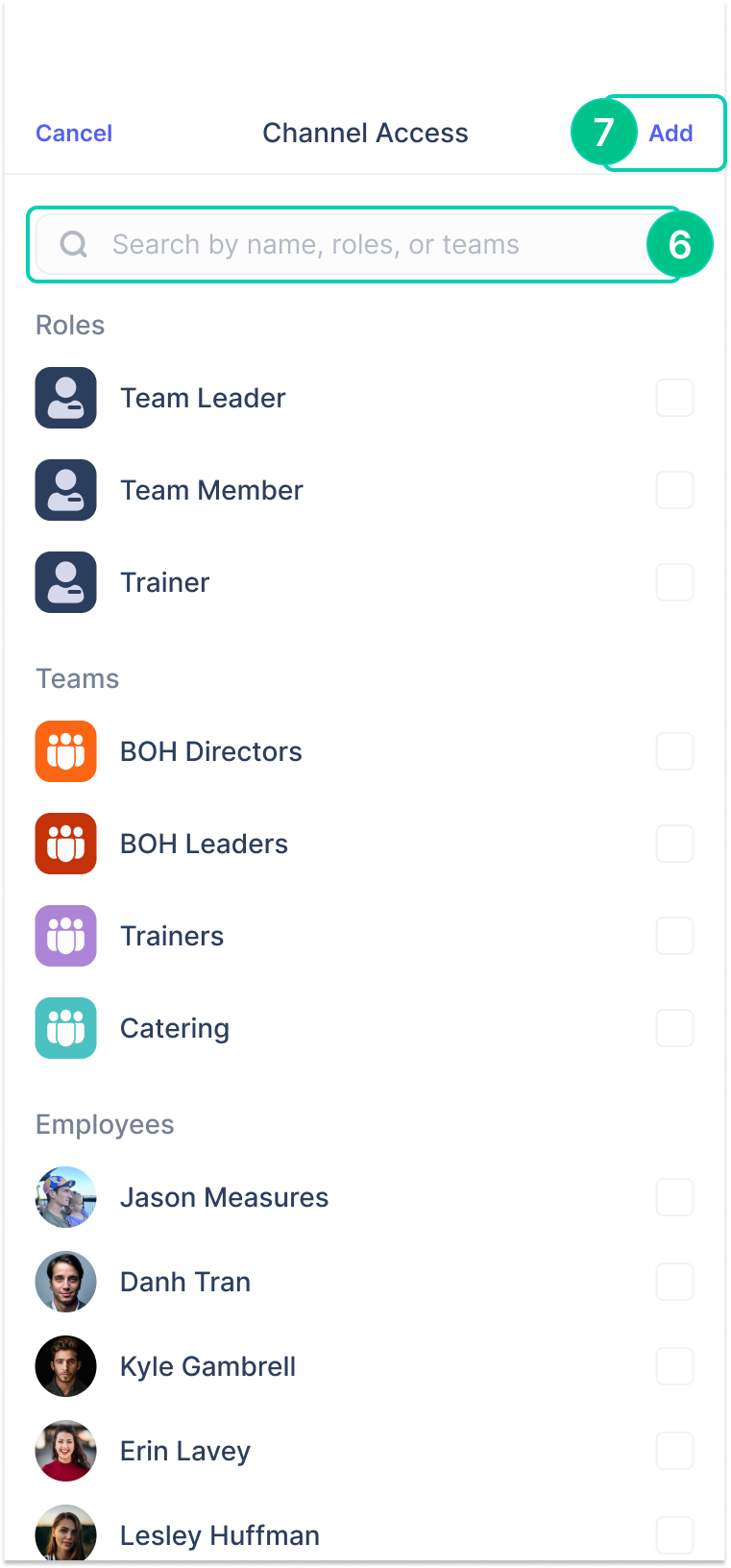 Create & Edit Chat Channels – VSBL
