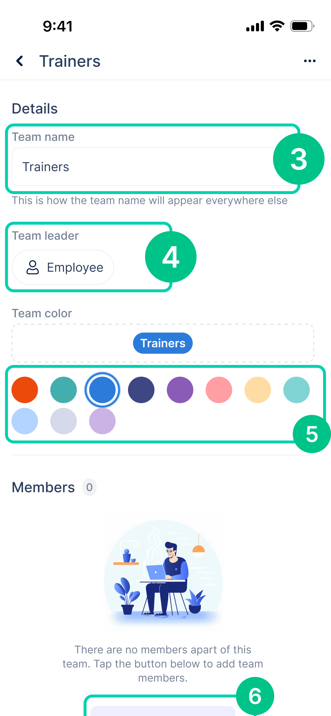 Create & Edit Teams – VSBL