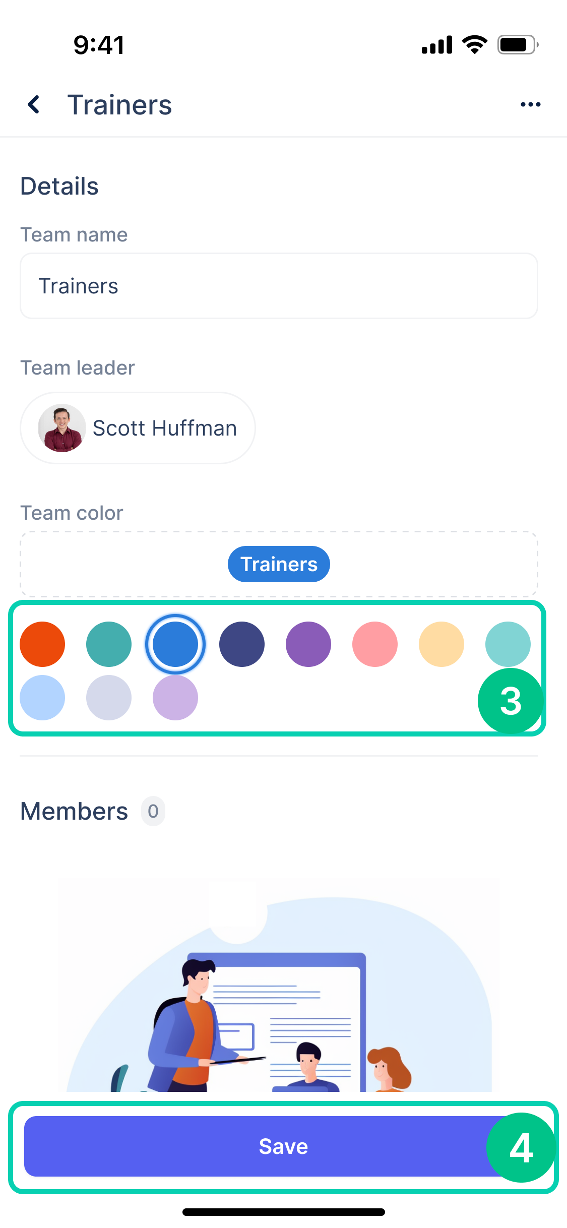 Change the Color of a Team – VSBL