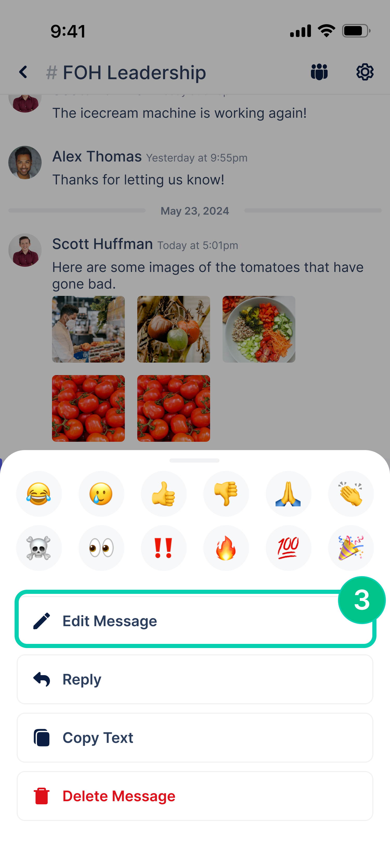 Edit a Chat Message – VSBL