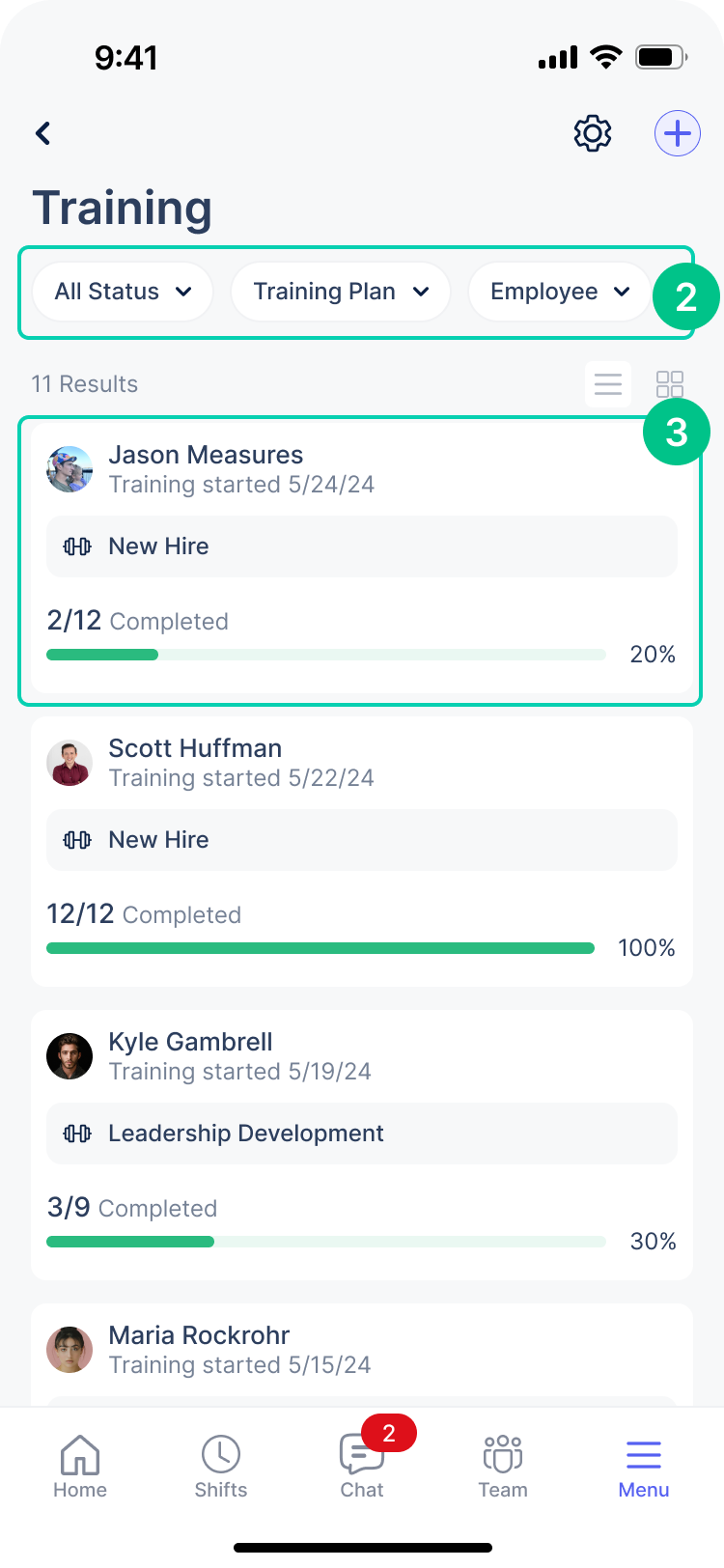 Assign Trainers & Training Dates to a Course – VSBL