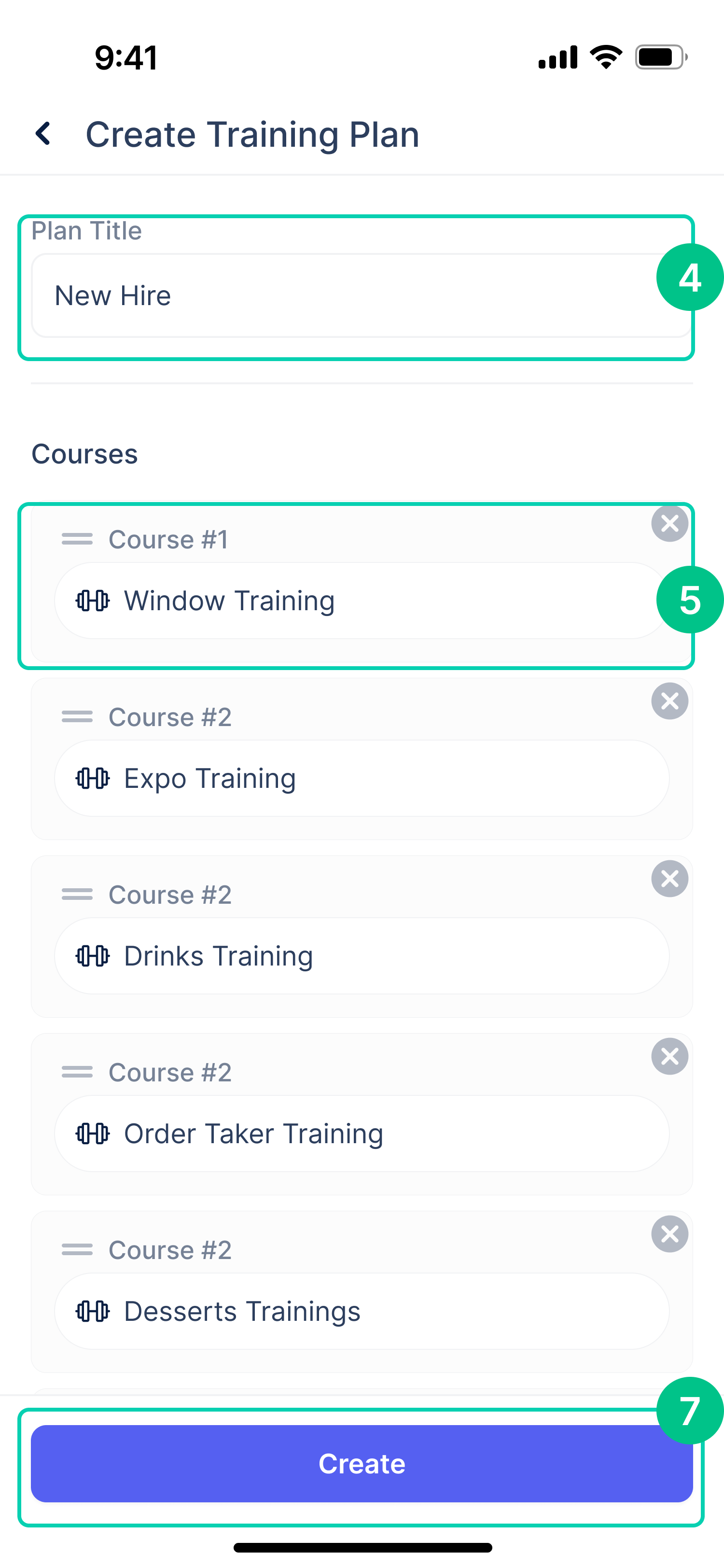 Create & Edit Training Plans – VSBL