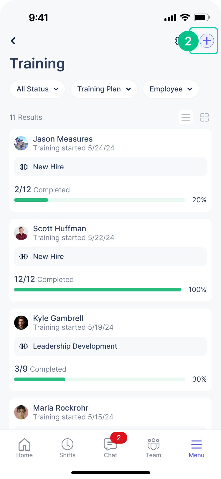 Create & Edit Training Plans – VSBL