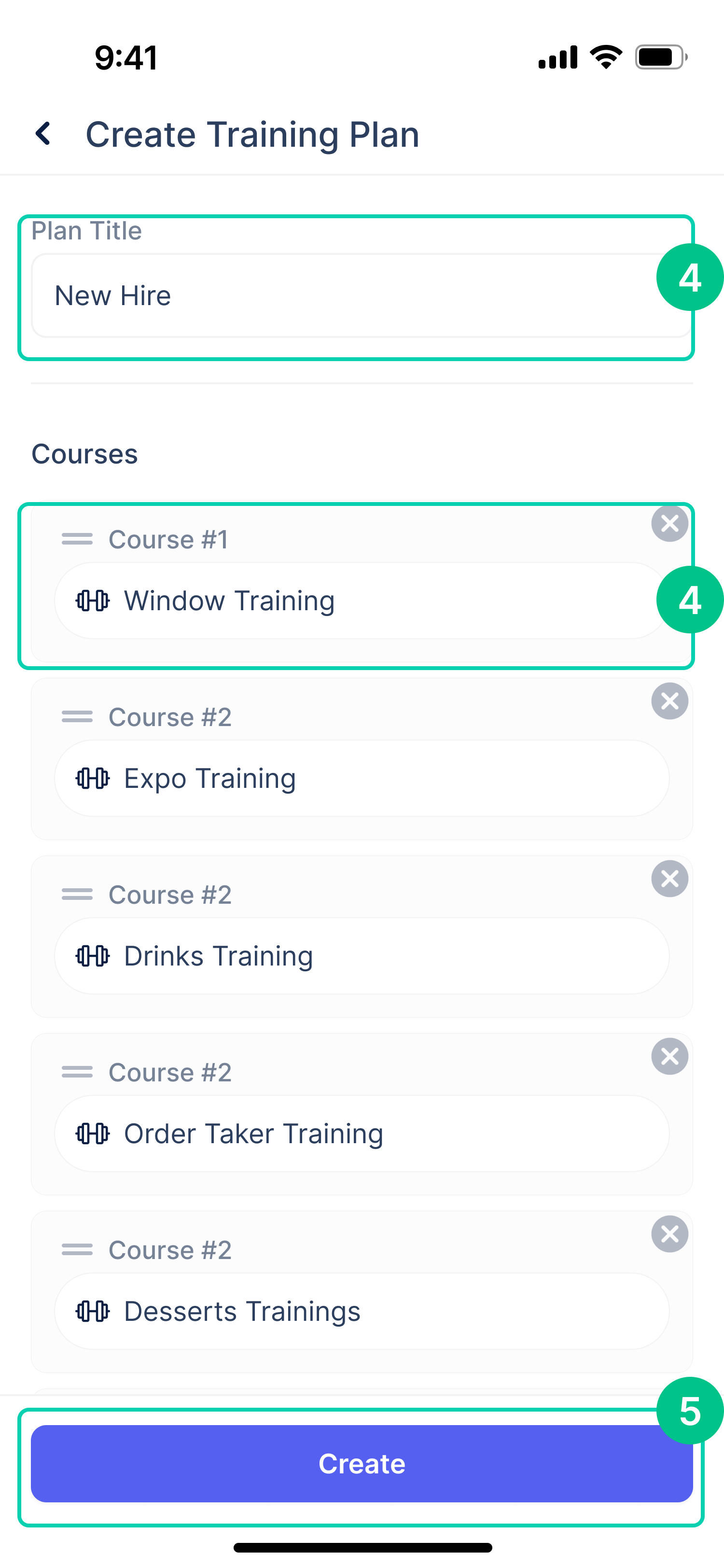 Create & Edit Training Plans – VSBL