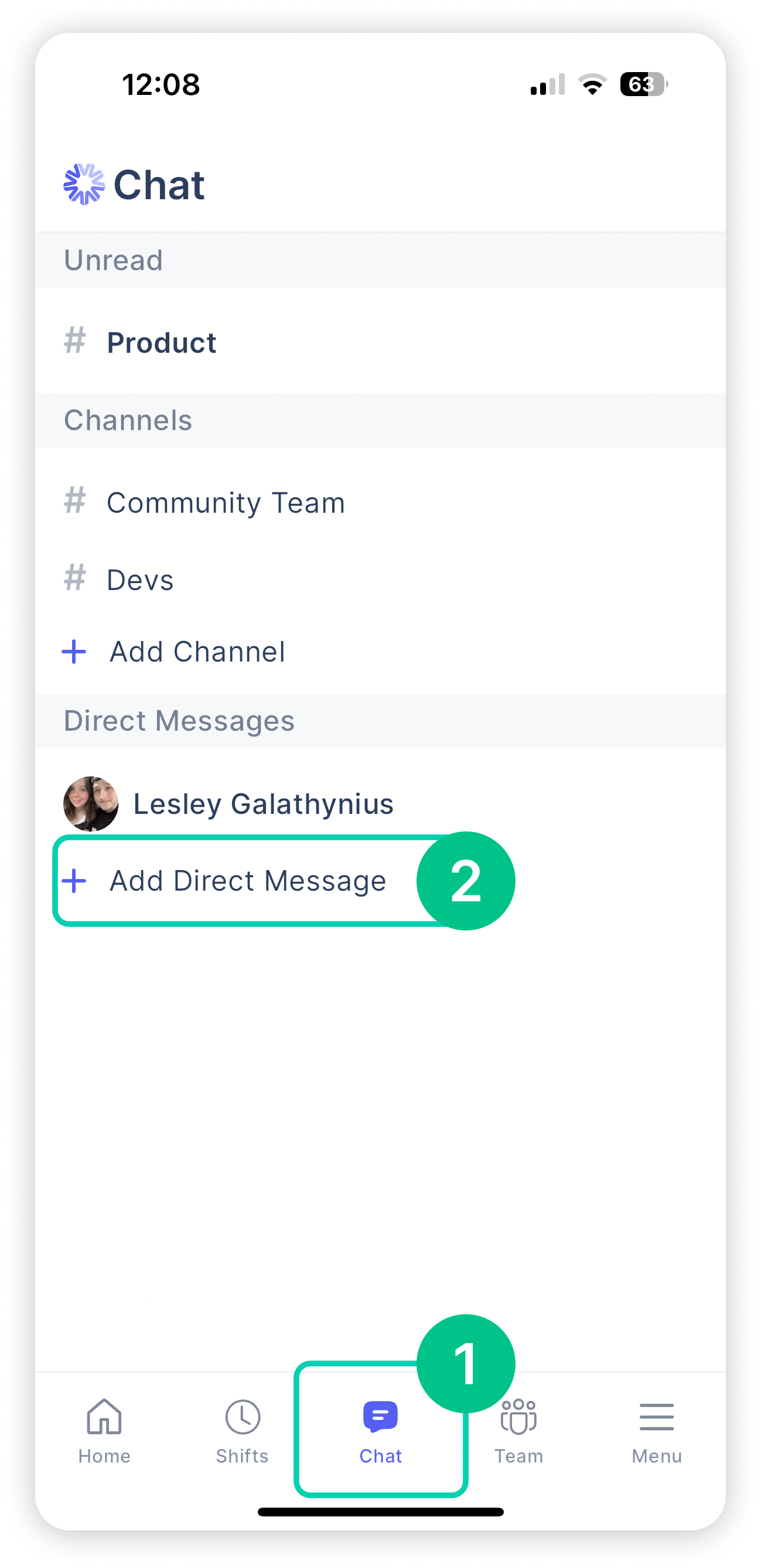 Send a Direct Message – VSBL
