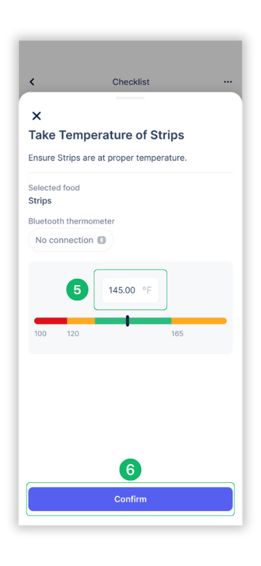Using Temperature Questions in the App – VSBL