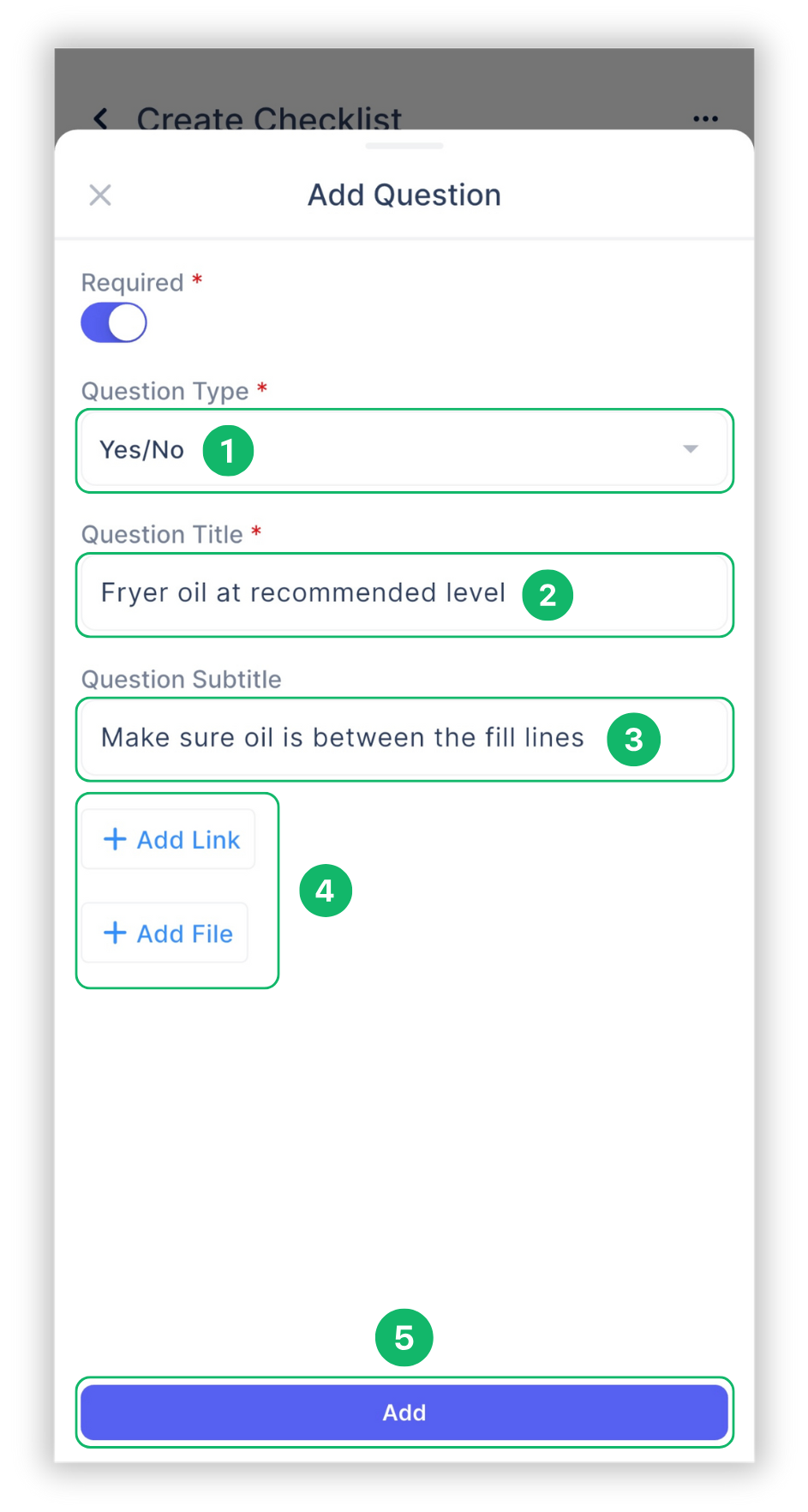 Create a Checklist (Mobile App) – VSBL