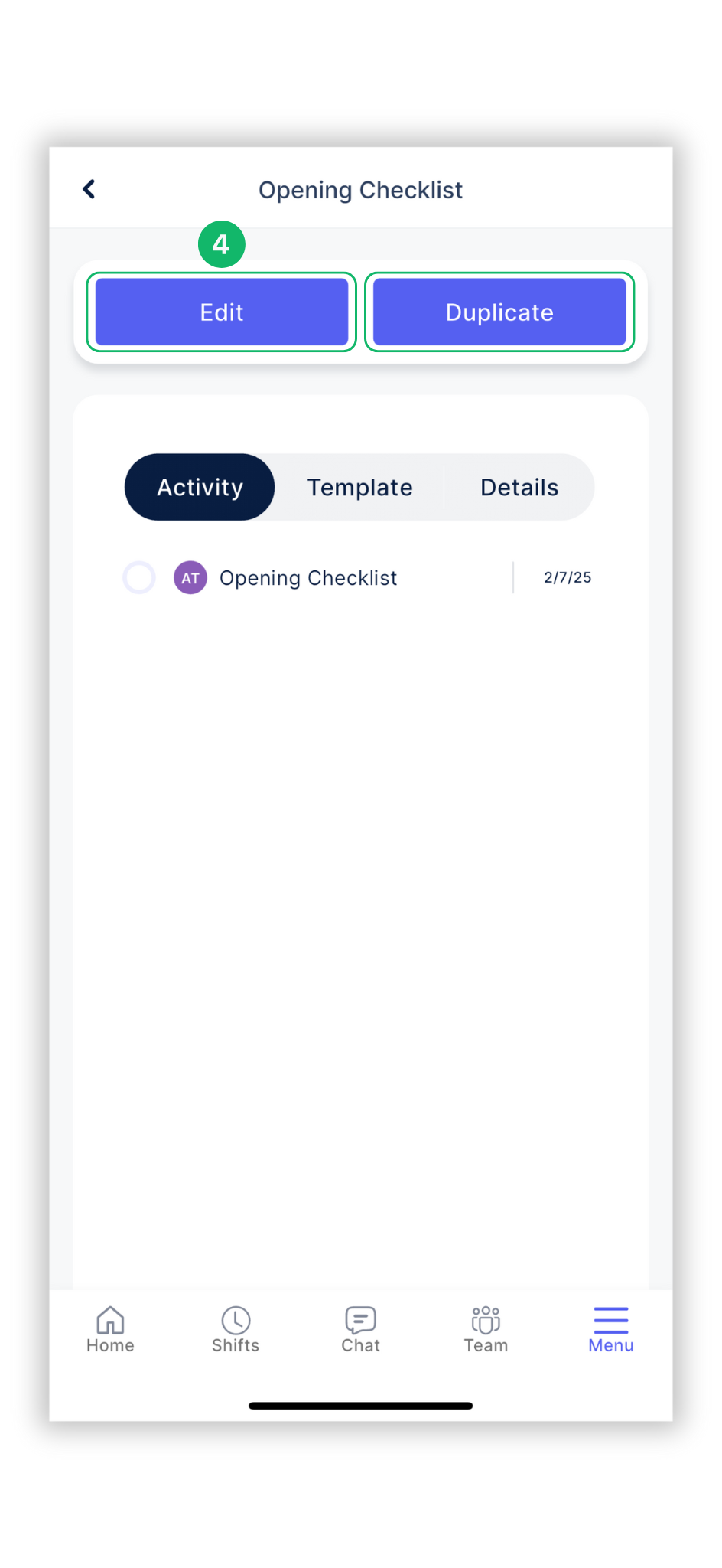 Create a Checklist (Mobile App) – VSBL