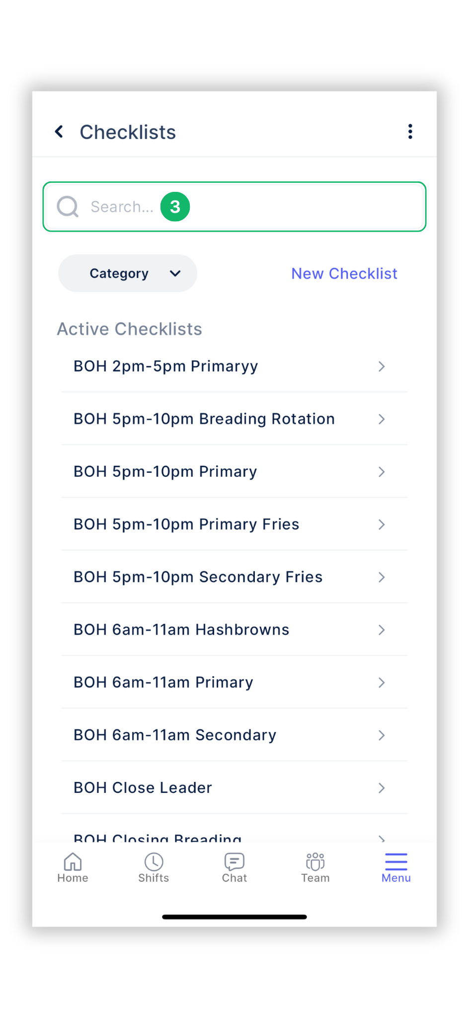 Edit a Checklist – VSBL