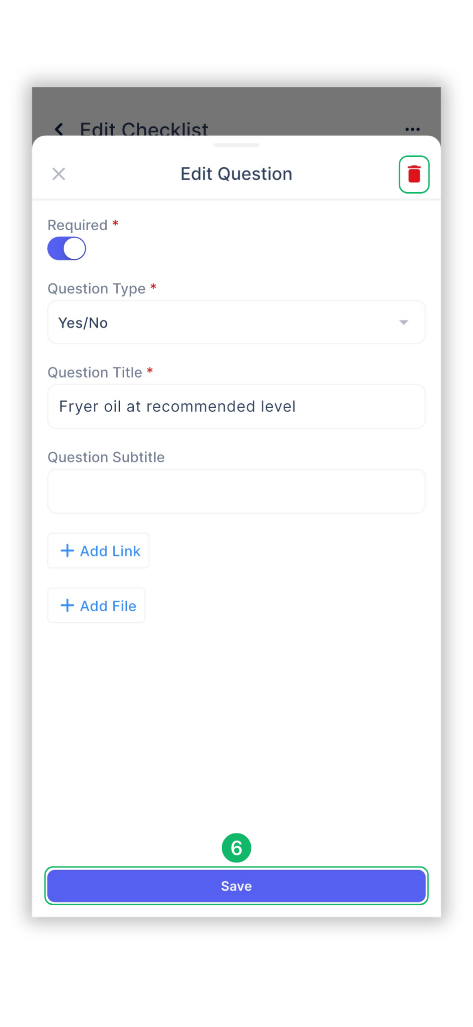 Edit a Checklist – VSBL
