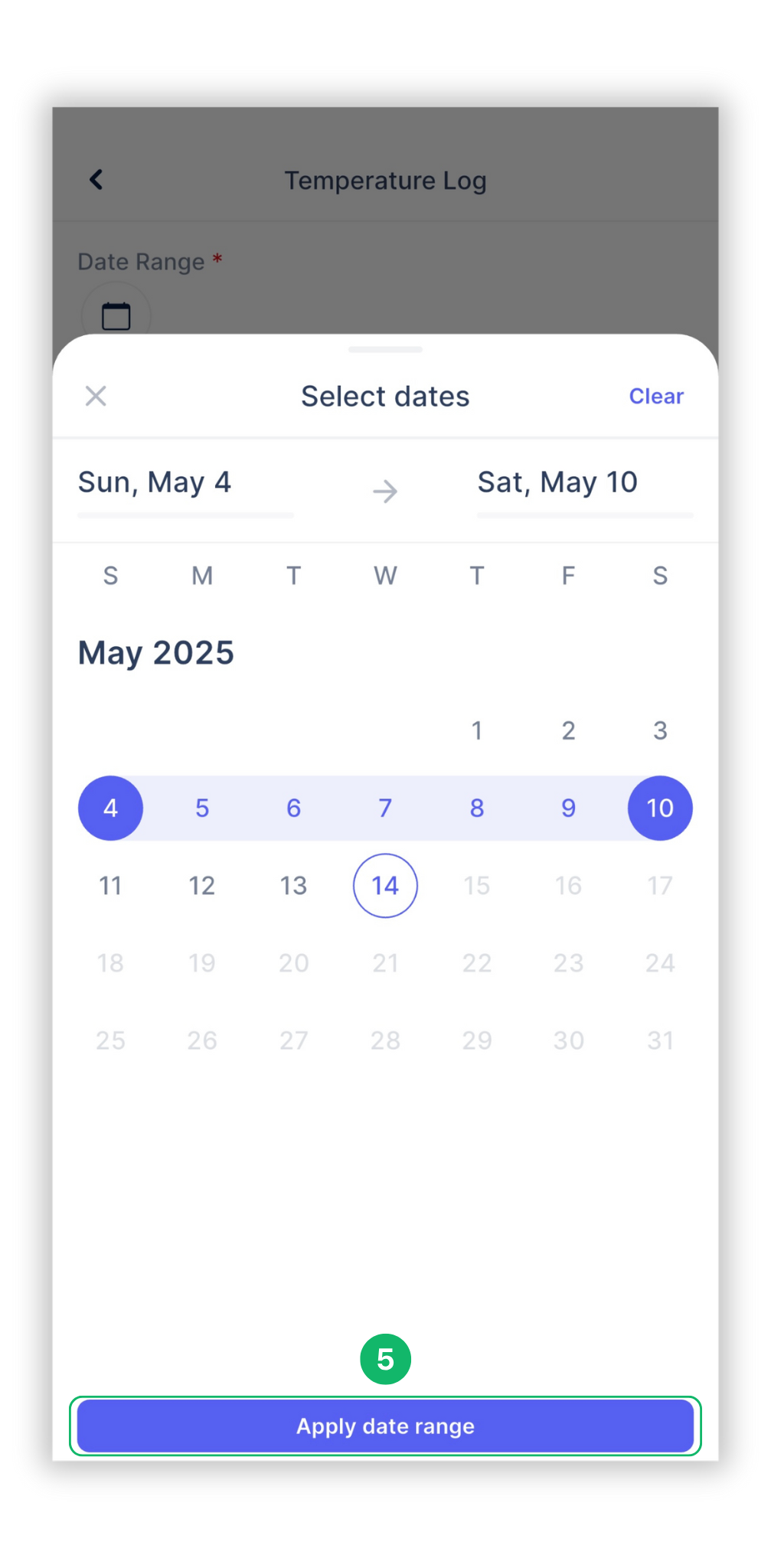 Export Temperature Logs – VSBL