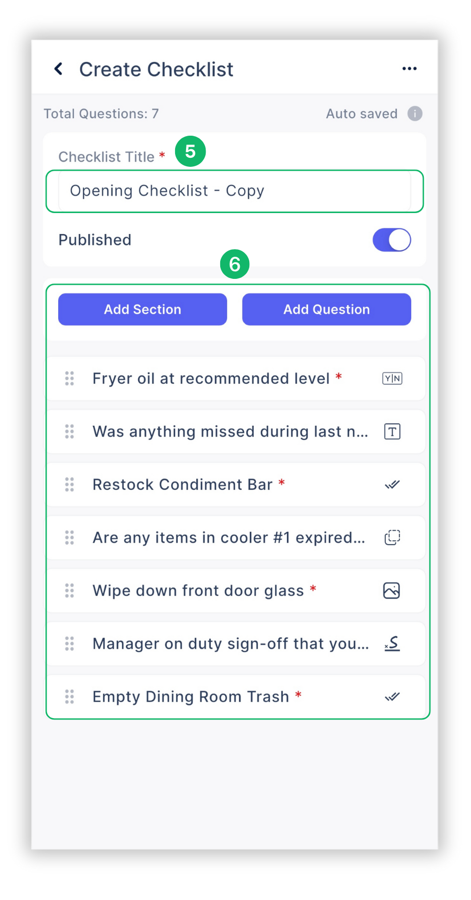 Duplicate a Checklist – VSBL