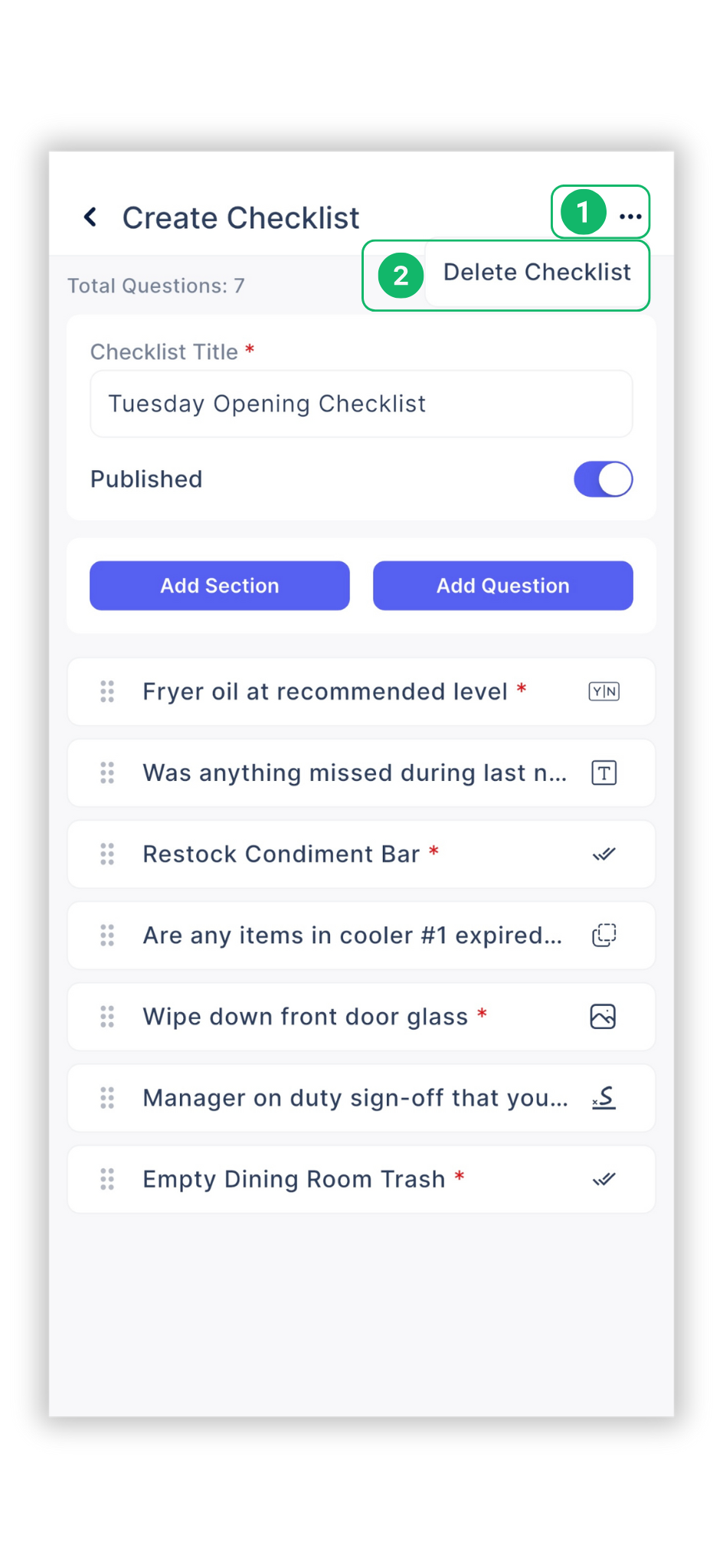 Duplicate a Checklist – VSBL