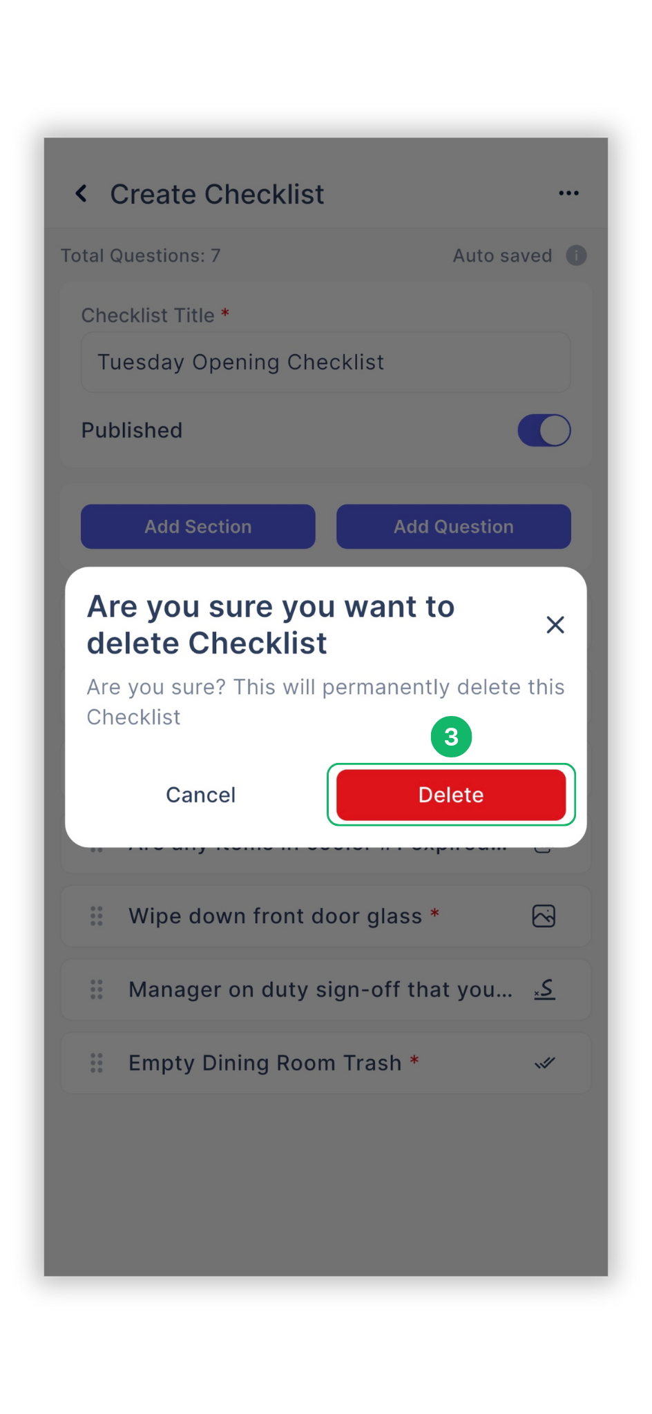 Duplicate a Checklist – VSBL