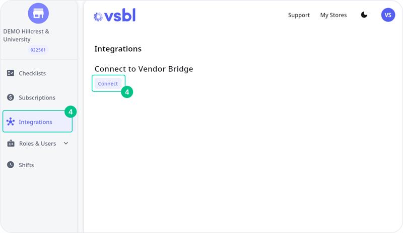 How to Connect Vendor Bridge (if enabled for your organization) – VSBL