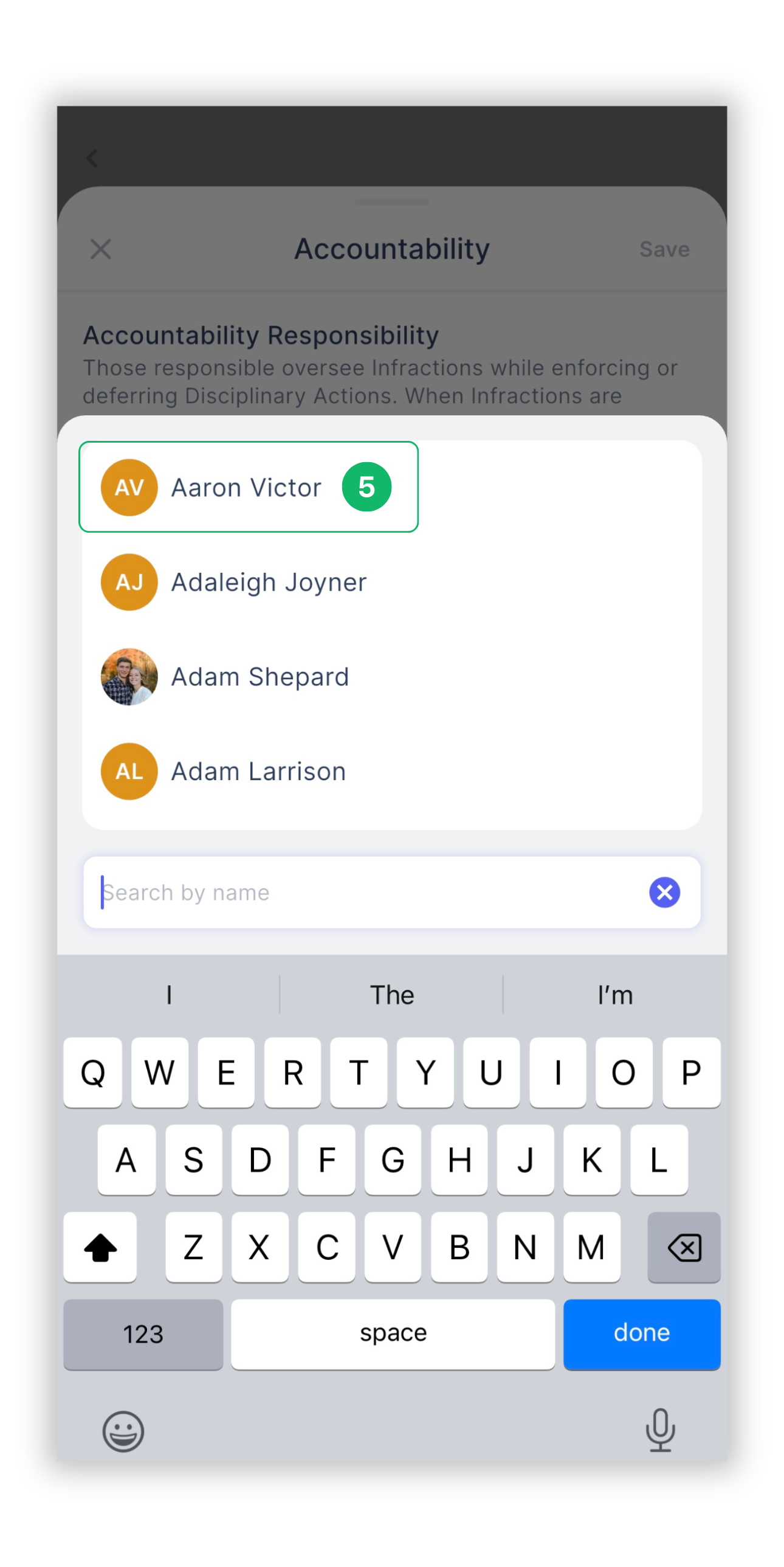 Assigning Responsibilities – VSBL