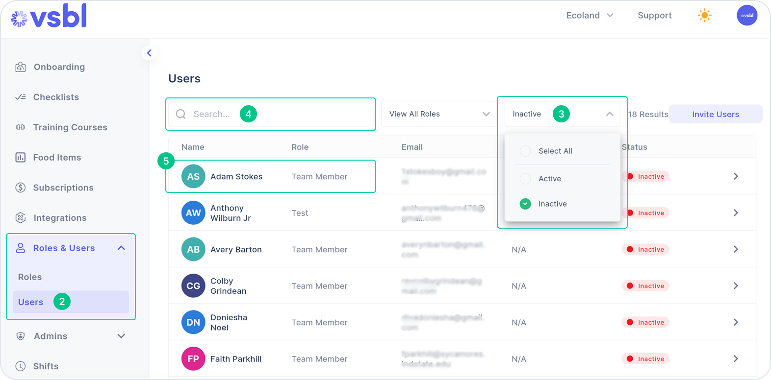 Mobile App Walkthrough: Roles & Users – VSBL