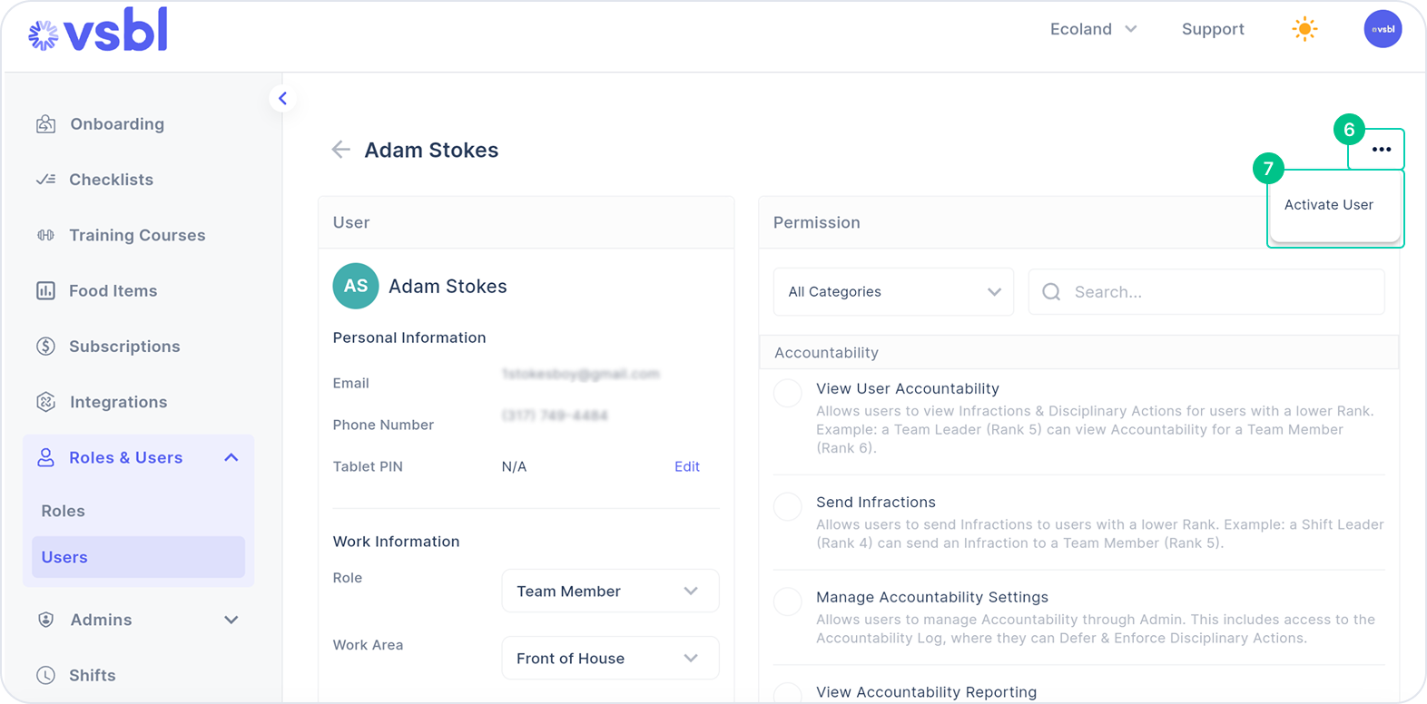 Mobile App Walkthrough: Roles & Users – VSBL