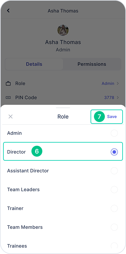 Update a User's Role – VSBL